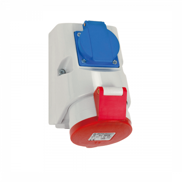 Combined CEE/grounding contact wall outlets | Elektron Berlin